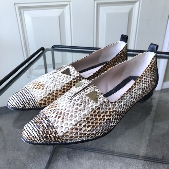 10 Crosby Derek Lam | Shoes | Crosby Derek Lam Snakeskin Pointed Toe ...